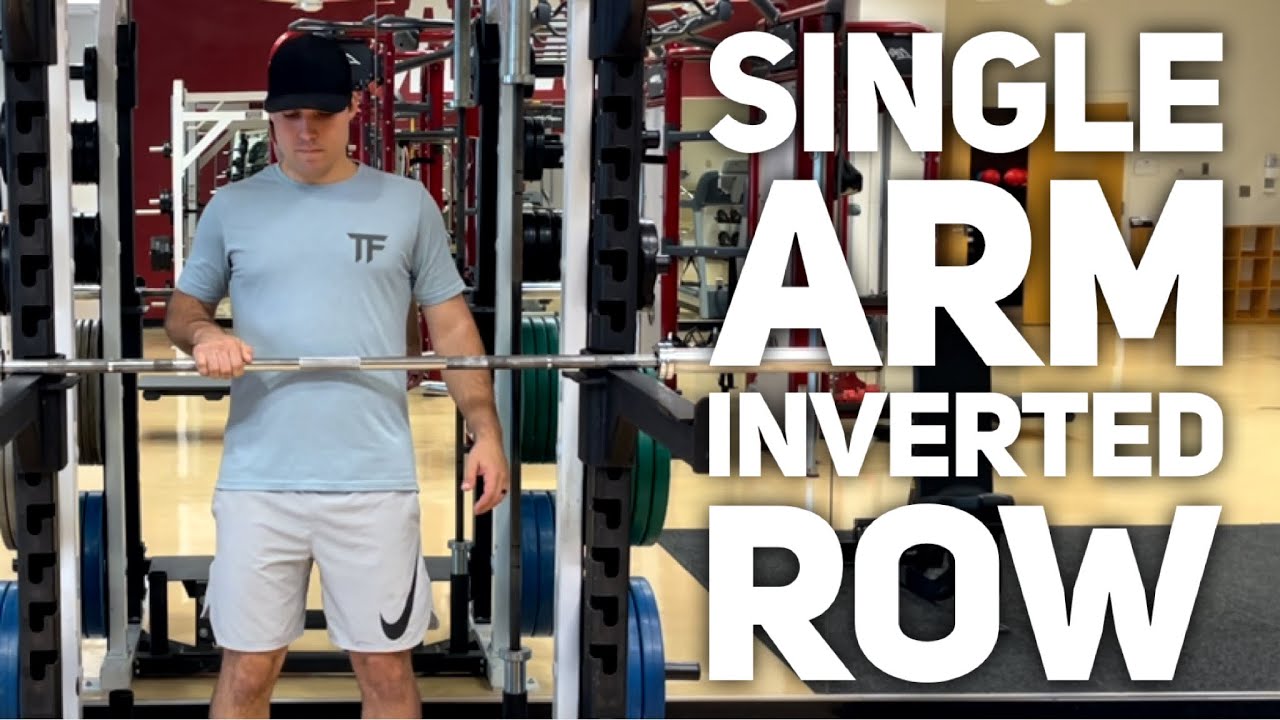 Single Arm Inverted Row - Unilateral Bodyweight Back Exercise - YouTube