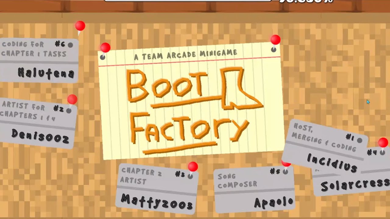 Boot Factory by TeamArcade (ALL COINS) - Geometry Dash - YouTube