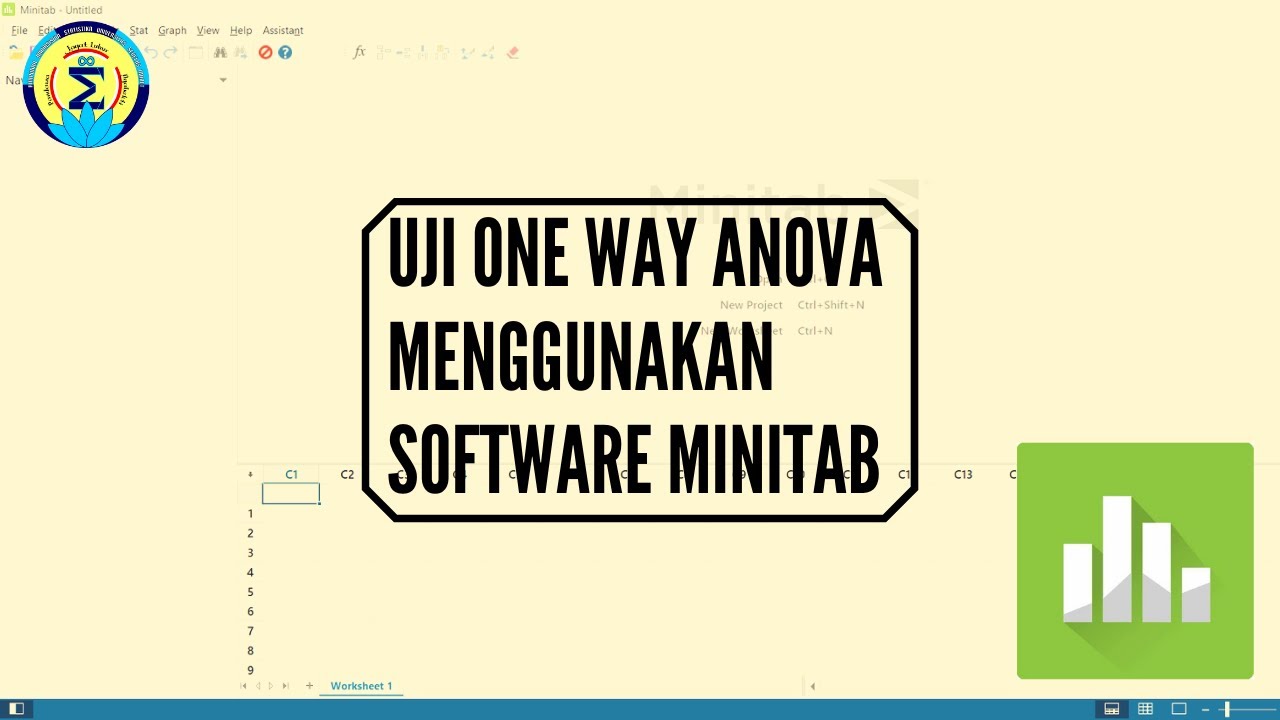 VISTA : Uji One Way Anova Menggunakan Software Minitab - YouTube