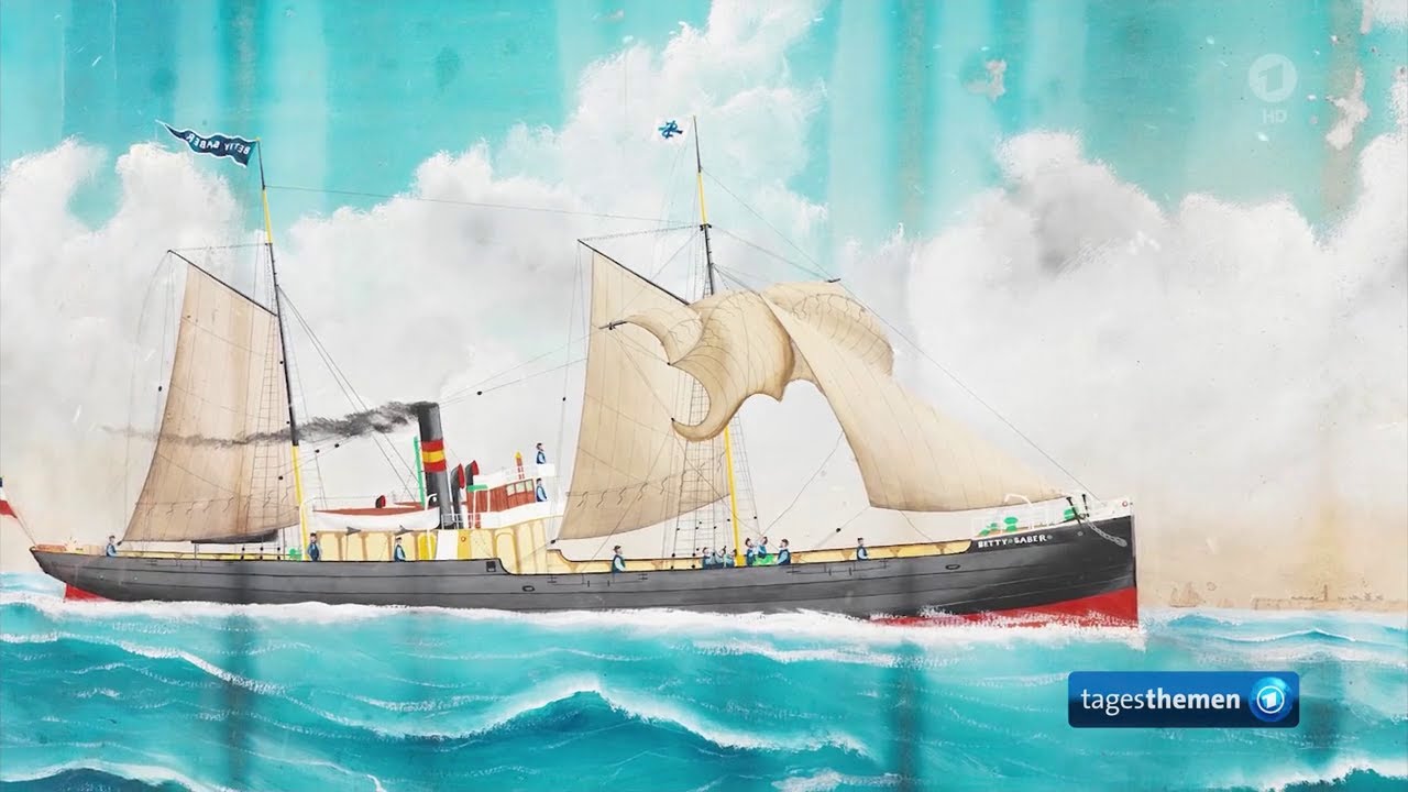 Der Gesunkene Kohle-Dampfer "Betty Sauber" - YouTube