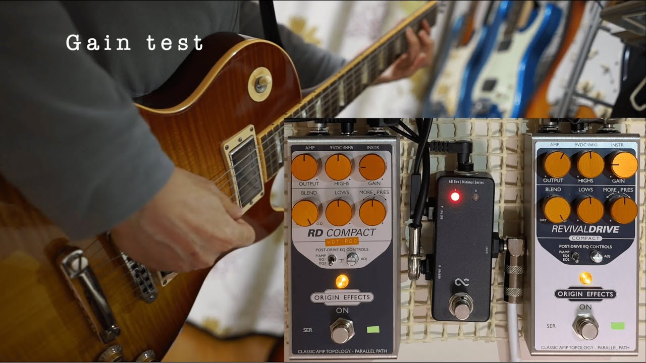 ORIGIN EFFECTS Revival DRIVE Compact RD COMPACT Hot Rod - YouTube