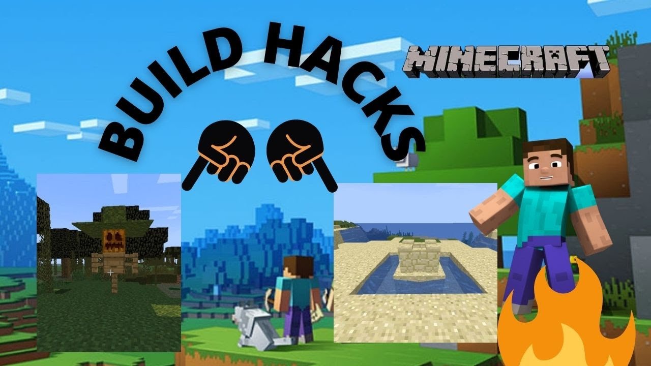 minecraft secret build hacks #1 #minecraft #minecraftsurvival # ...