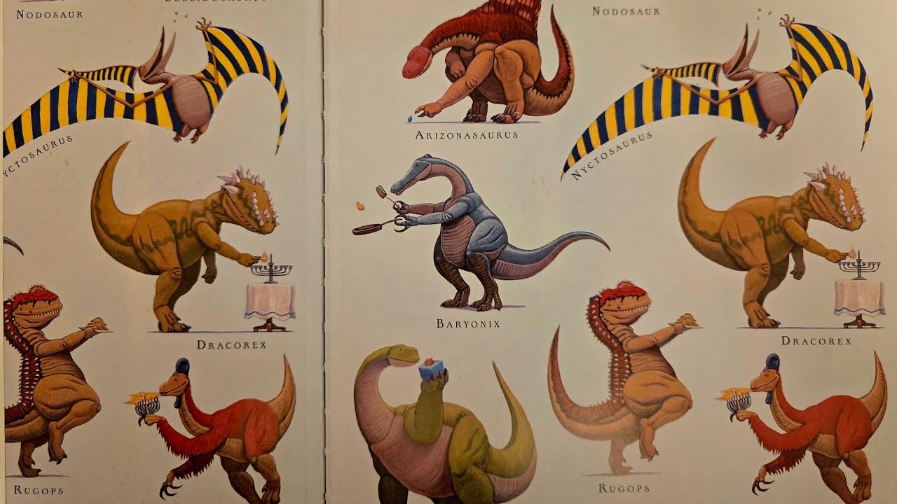 Toddlers Book: How Do Dinosaurs Say Happy Chanukah? - YouTube