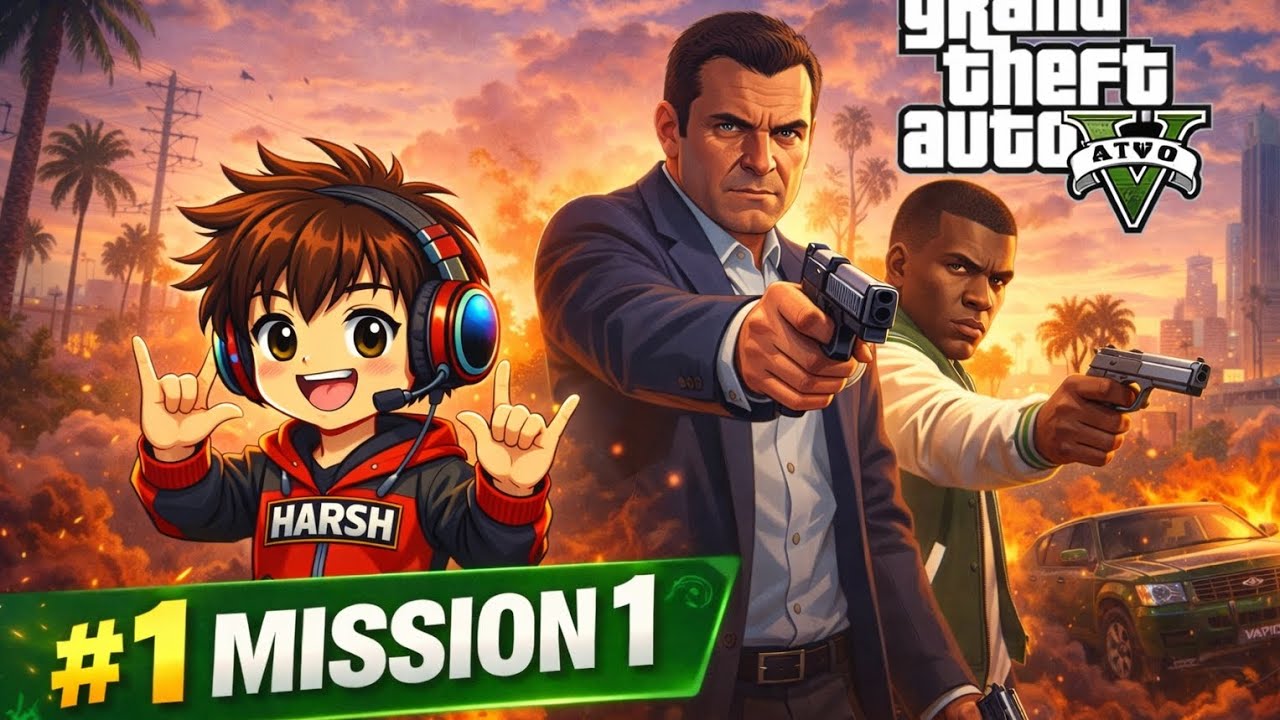 ⚡ GTA V First Mission 🔥 Hindi Gameplay - YouTube