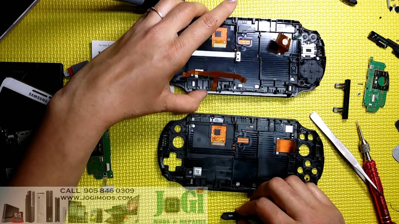 PS VITA Cracked LCD Touch Screen Digitizer Replacement By JOGi MODS ...