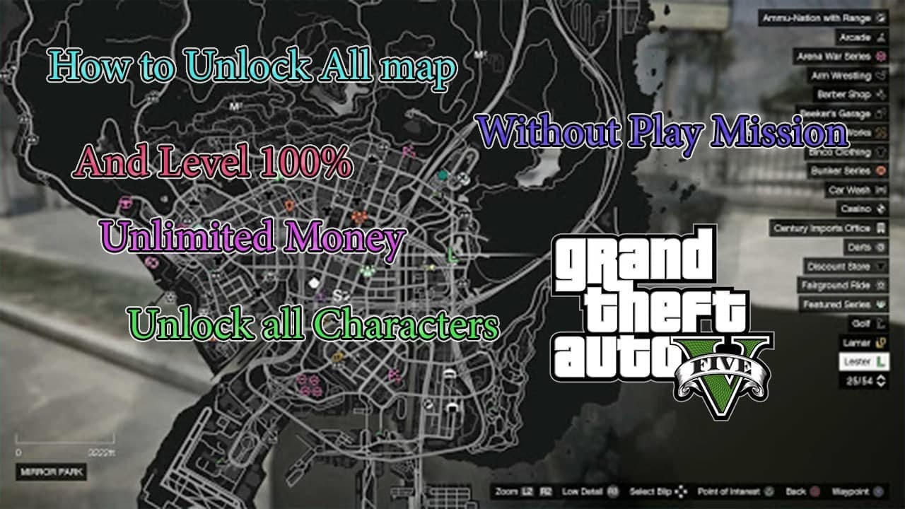 How to mod unlock map and full missions\ របៀបដាក់ Unlock all map - YouTube