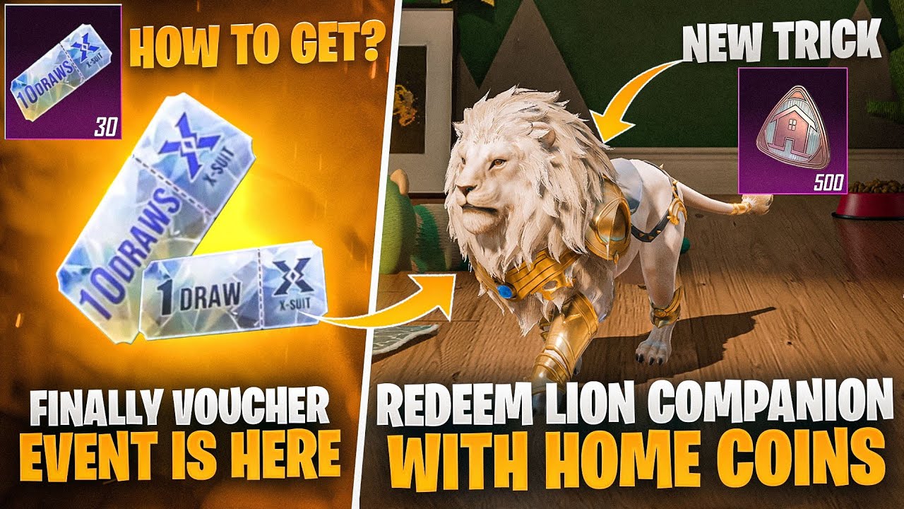 OMG 😱 New Trick | Redeem Lion Companion With Home Coins | Finally ...