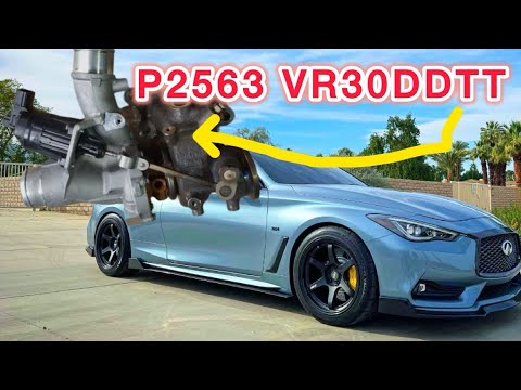P2563 INFINITI Q50/Q60 3.0t REDSPORT wastegate actuator problem - YouTube