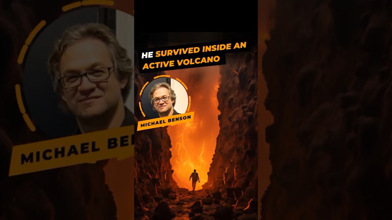 Michael Benson survived inside an active volcano. #survival #truestory ...