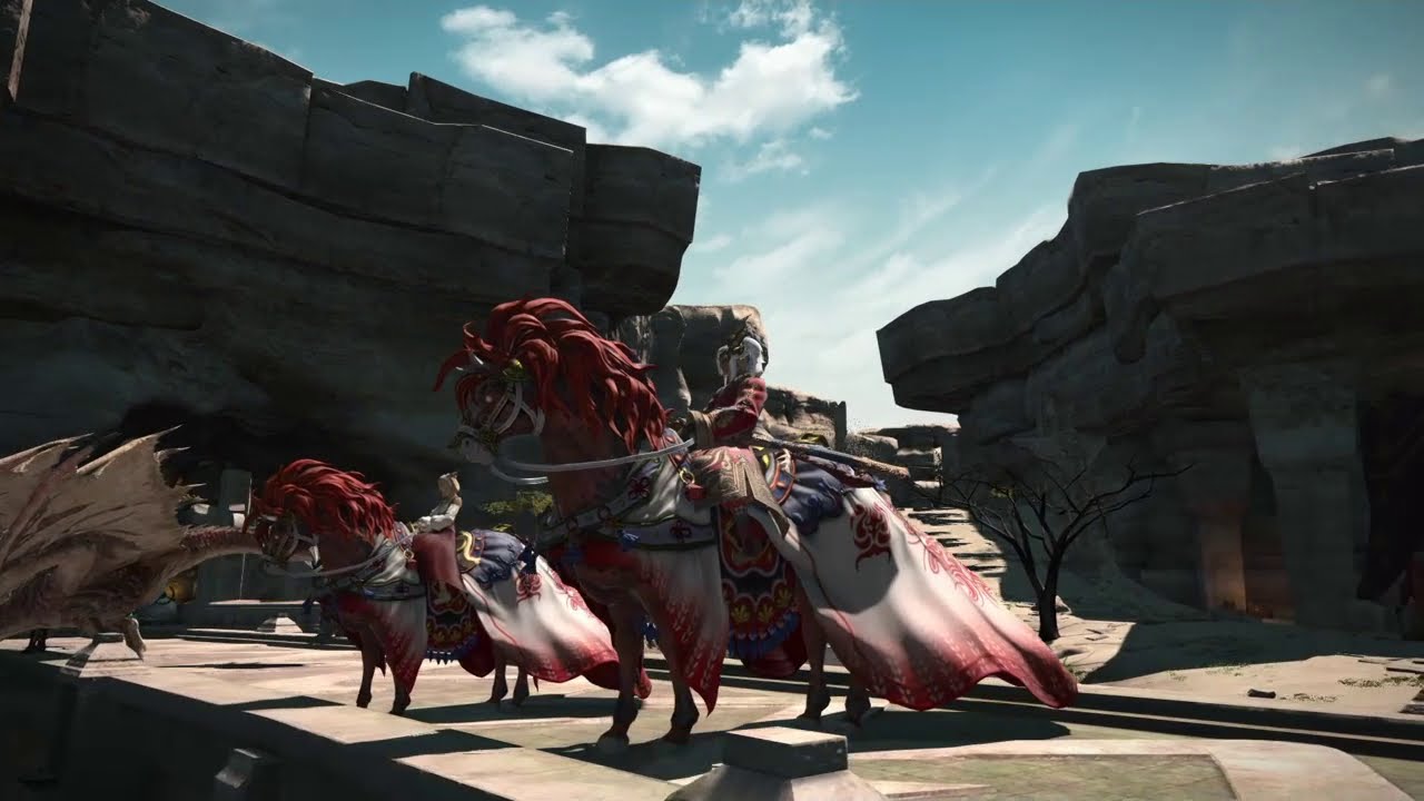 FFXIV - New Red Hare Mount - YouTube
