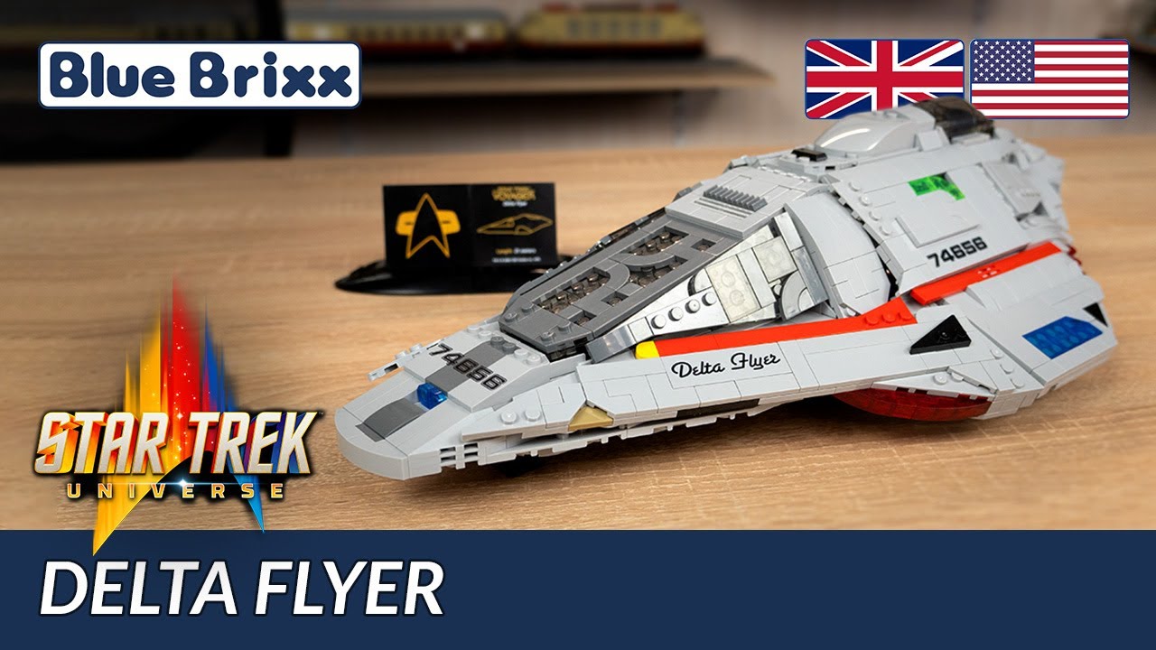 Official brick-build model with prints & play features! Delta Flyer ...