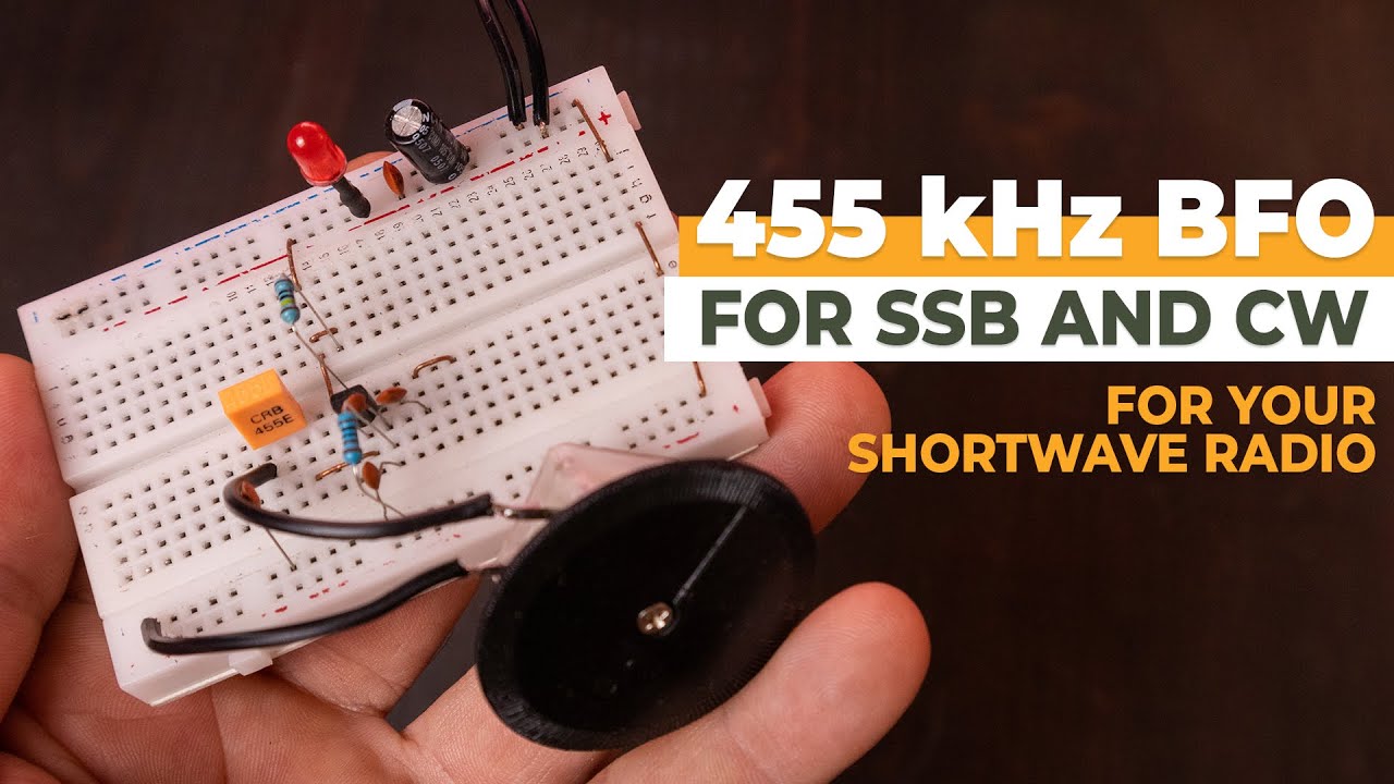 Simple 455 kHz BFO for SSB and CW Reception - YouTube