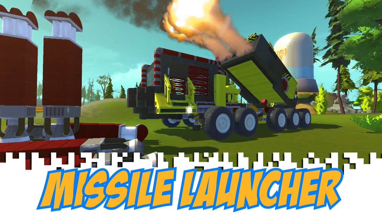 Scrap Mechanic Gameplay: Missile Launcher - Let's build a Missile ...