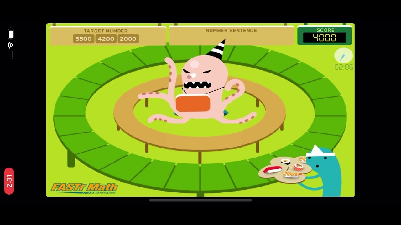 trying sushi monster multiplication - YouTube