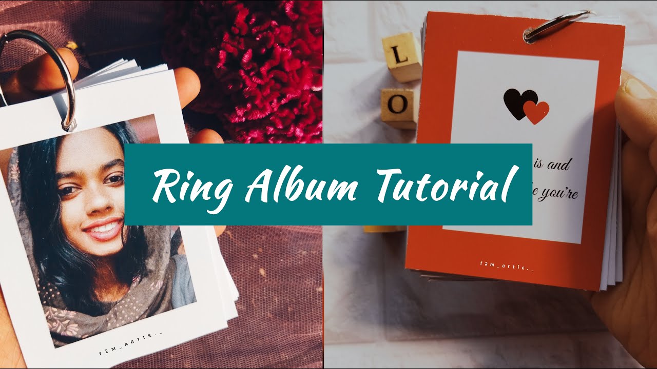 Trending ring album tutorial | how to make ring album | Instagram ...