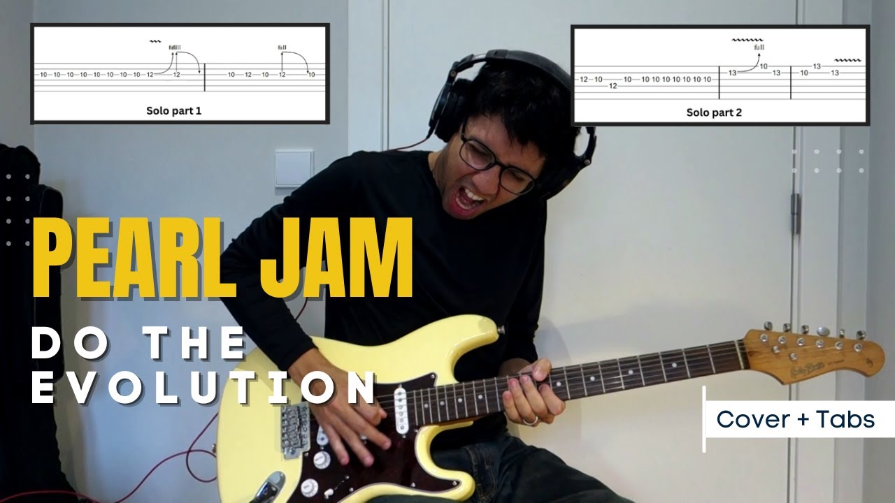 Pearl Jam - Do The Evolution + Tabs - Cover by Gabriel Felix - YouTube