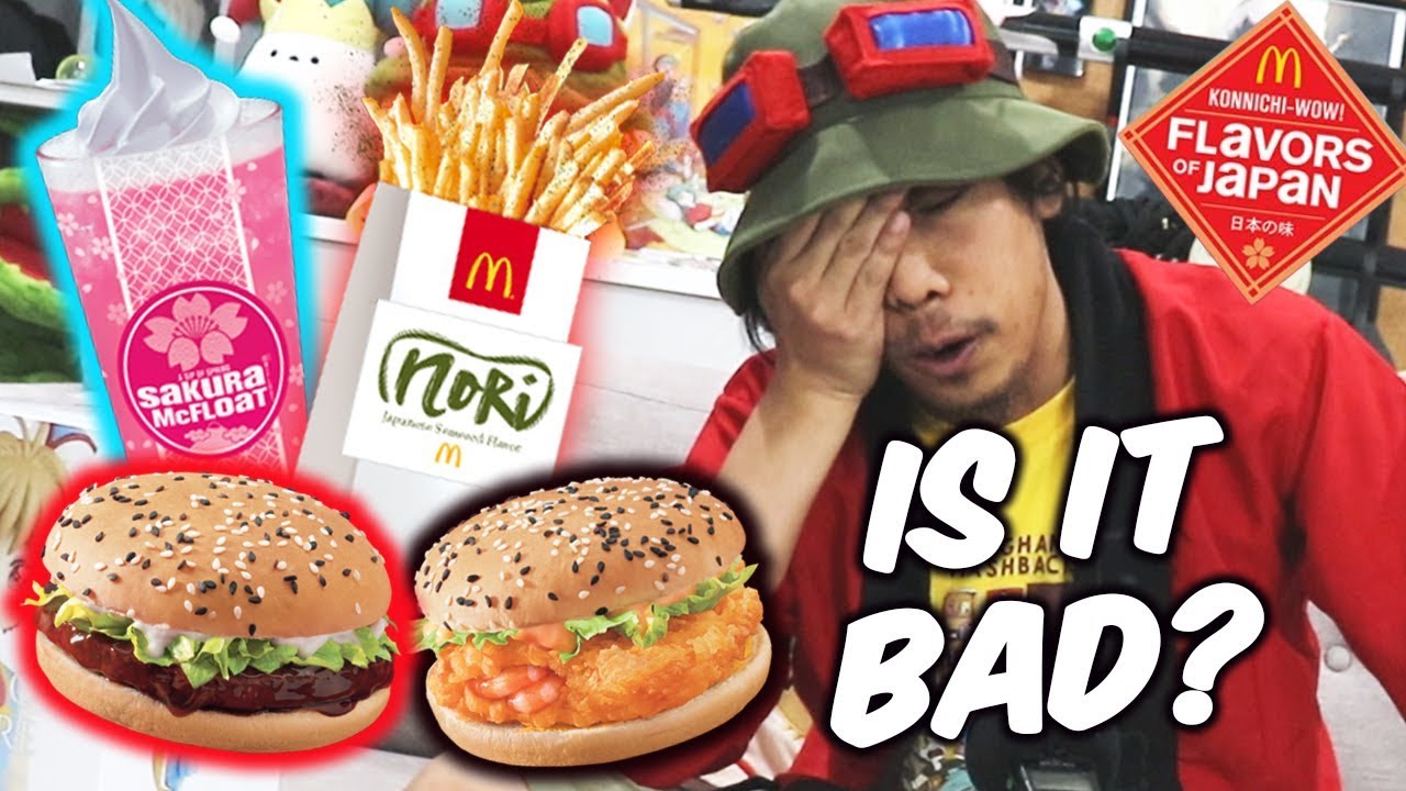 Trying McDonald's Flavors of Japan Menu - GLOCOpinions - YouTube