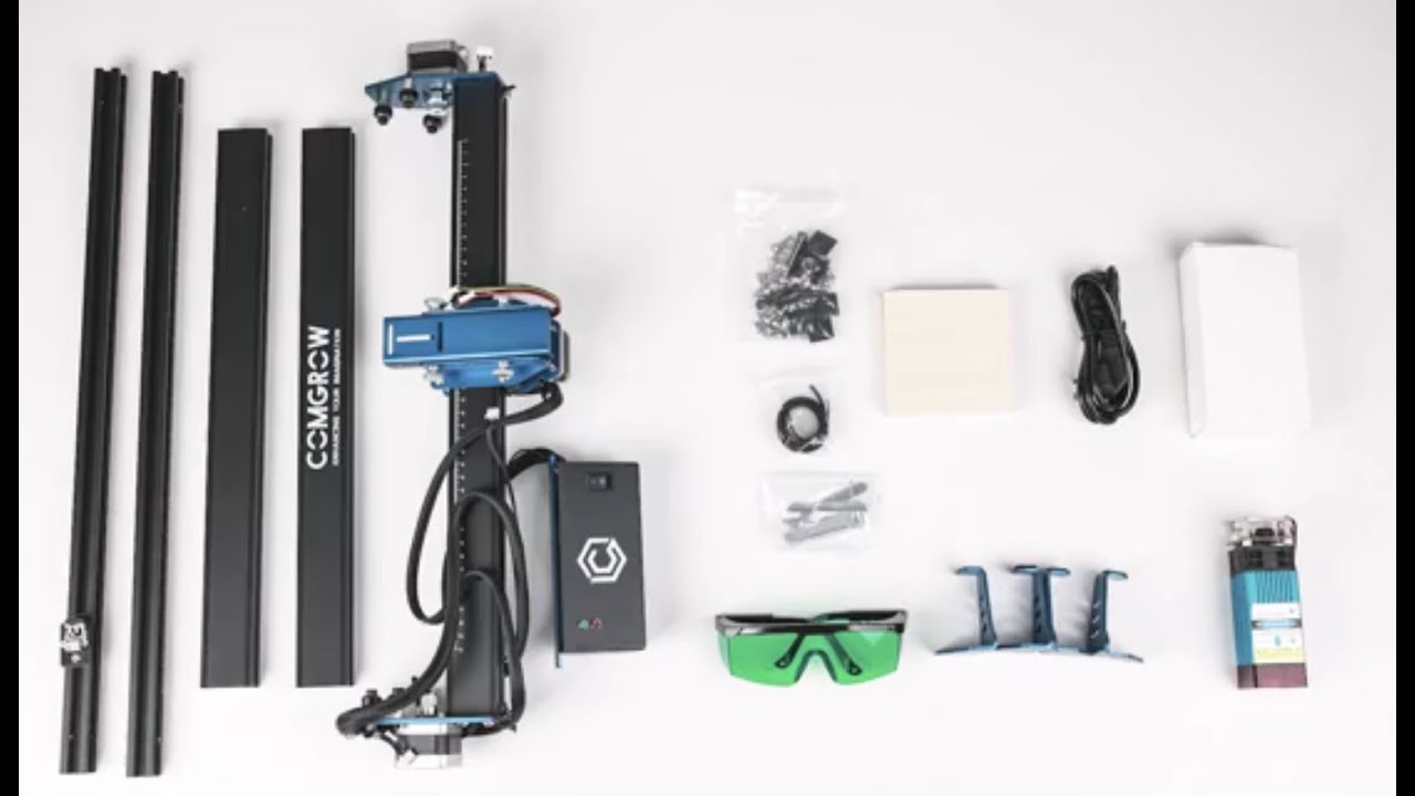 Unboxing of Comgrow COMGO Z1 Laser Engraver - YouTube