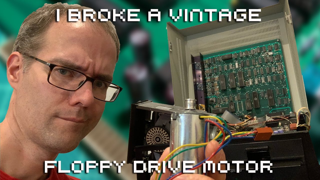 I Broke A Vintage Floppy Drive Motor - YouTube