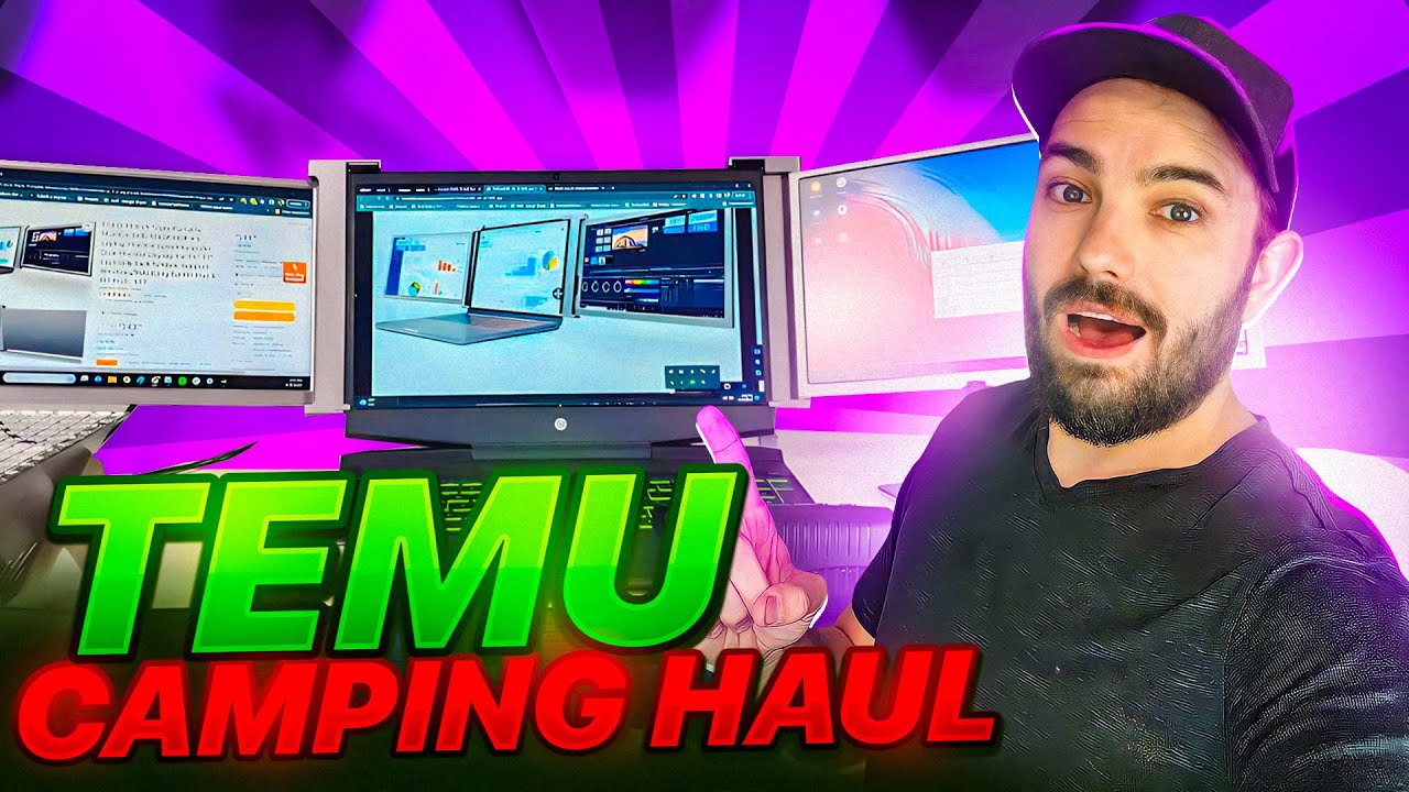 Temu Camping Tech / Clothing Unboxing! - YouTube