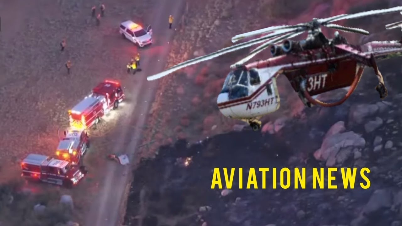 Fighting Helicopter Mid Air Collision in California and More - YouTube