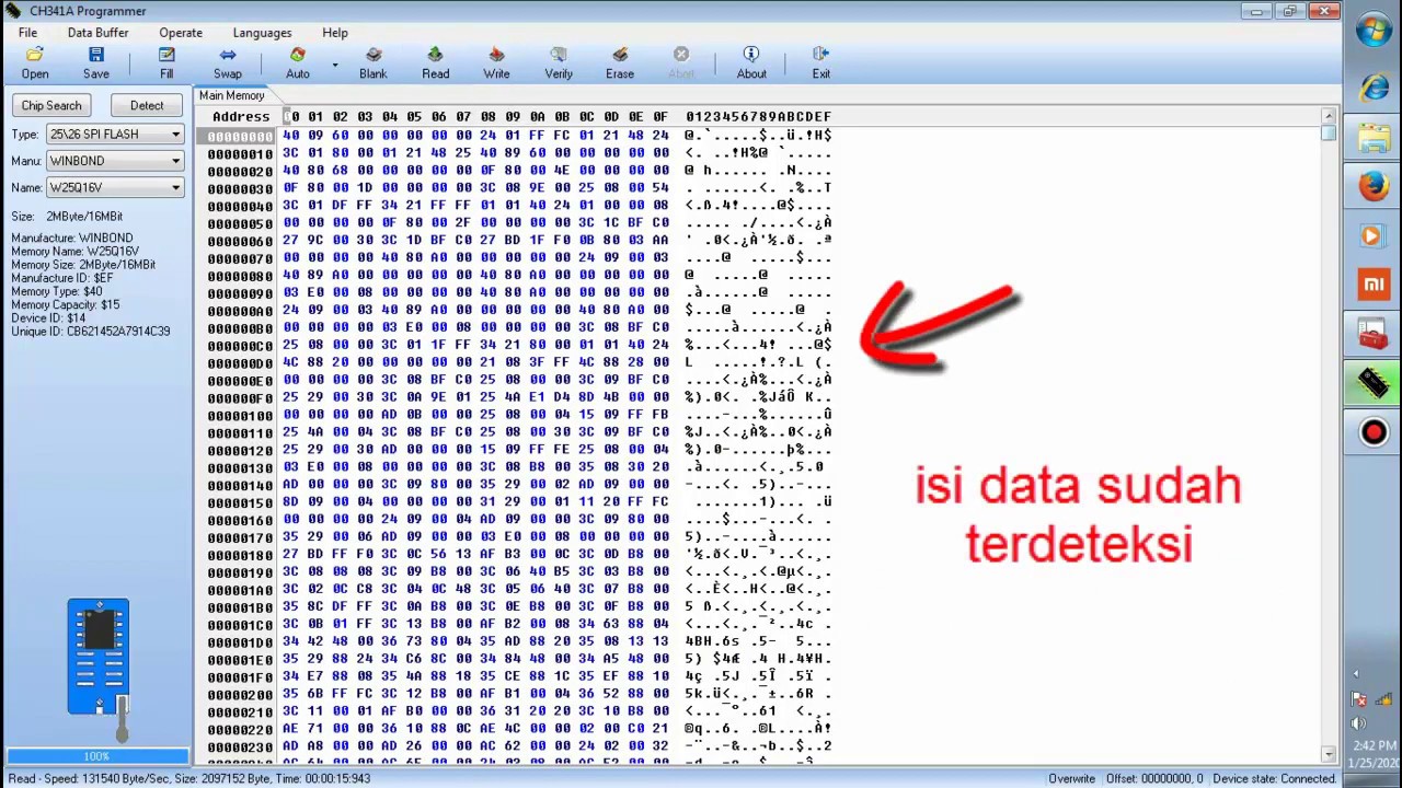cara flash IC CHIP dengan CH341A - YouTube