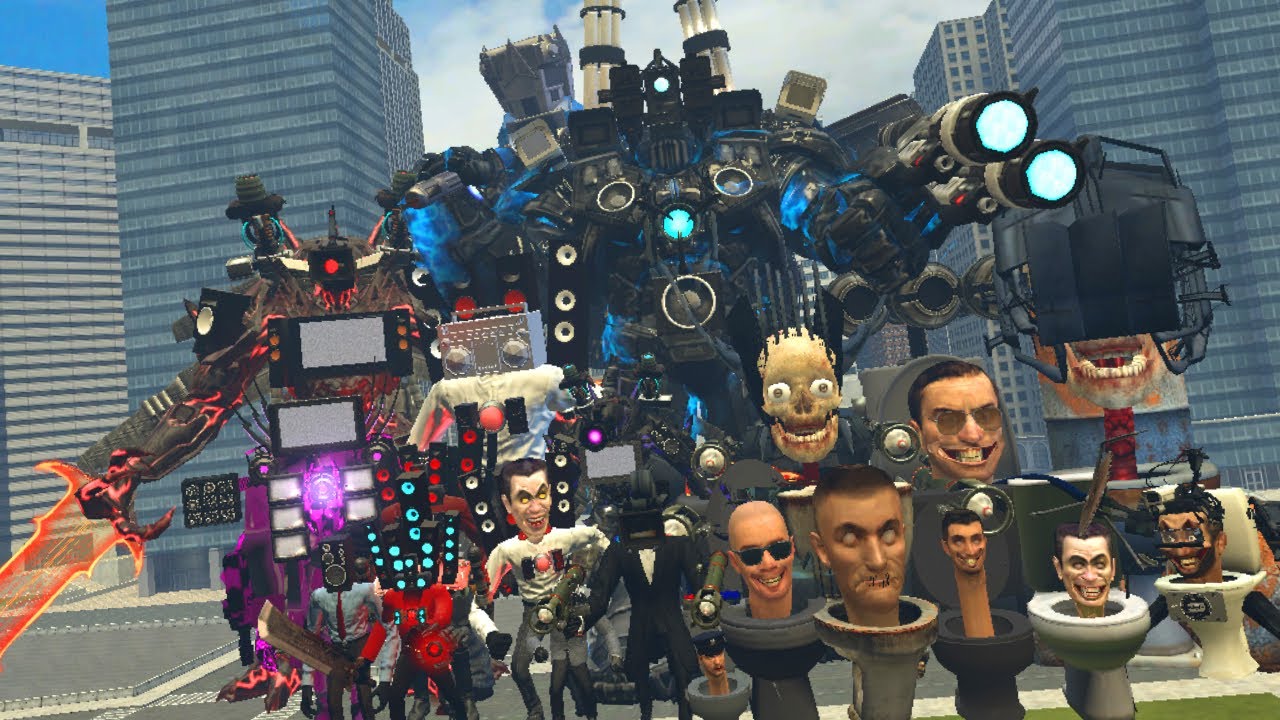 CAMERAMAN, SPEAKERMAN UPGRADED AND TV MAN ULTRA TITAN VS 1-72 SKIBIDI ...