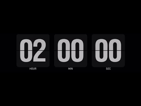 2 hours timer countdown - YouTube