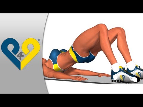 Kalça eritme hareketleri, HIZLI güzel kalça - egzersiz hareketleri videoları - Köprü