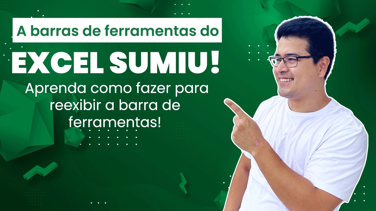 A barras de ferramentas do Excel sumiu: Aprenda como fazer para reexibir a barra de ferramentas ...