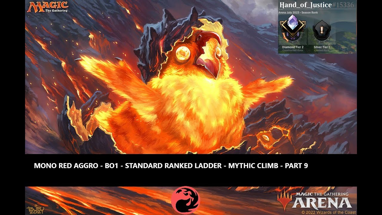 🔥62% WIN RATE🔥MONO RED AGGRO🔥BO1 - STANDARD RANKED LADDER - JULY MYTHIC ...