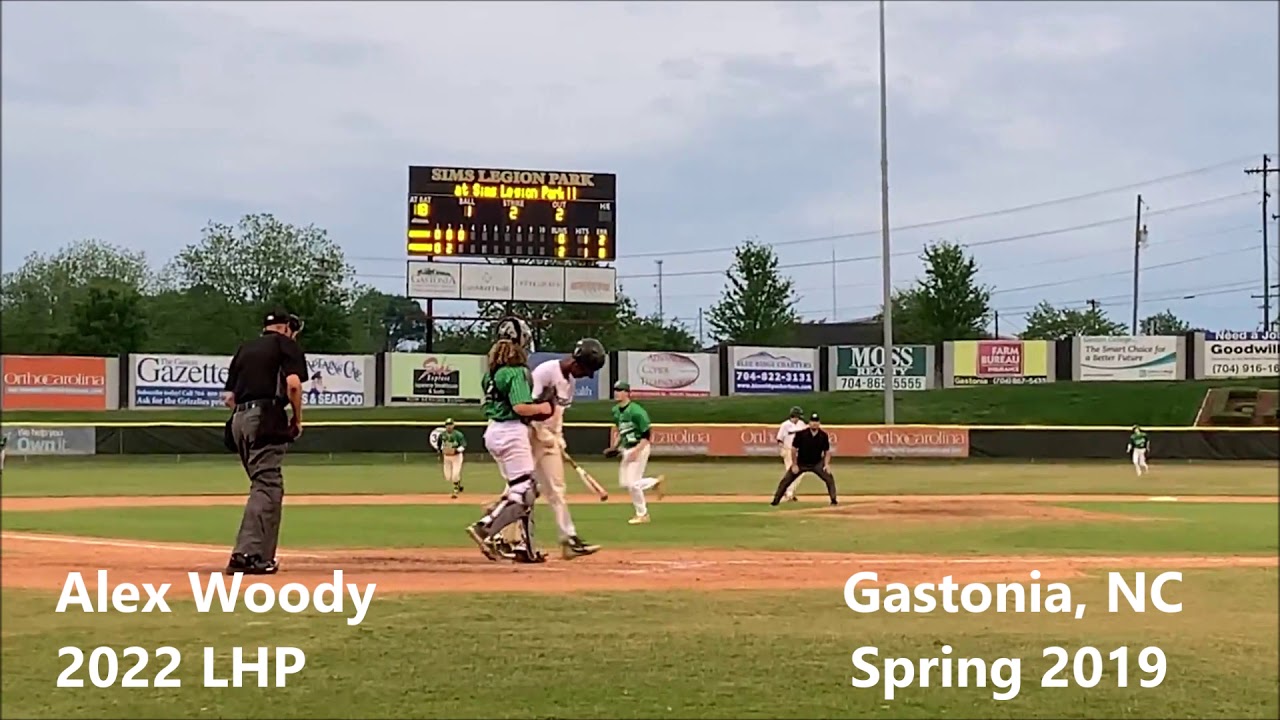 Alex Woody (2022 LHP) *GAME HIGHLIGHTS* Ashbrook HS / Gastonia, NC ...