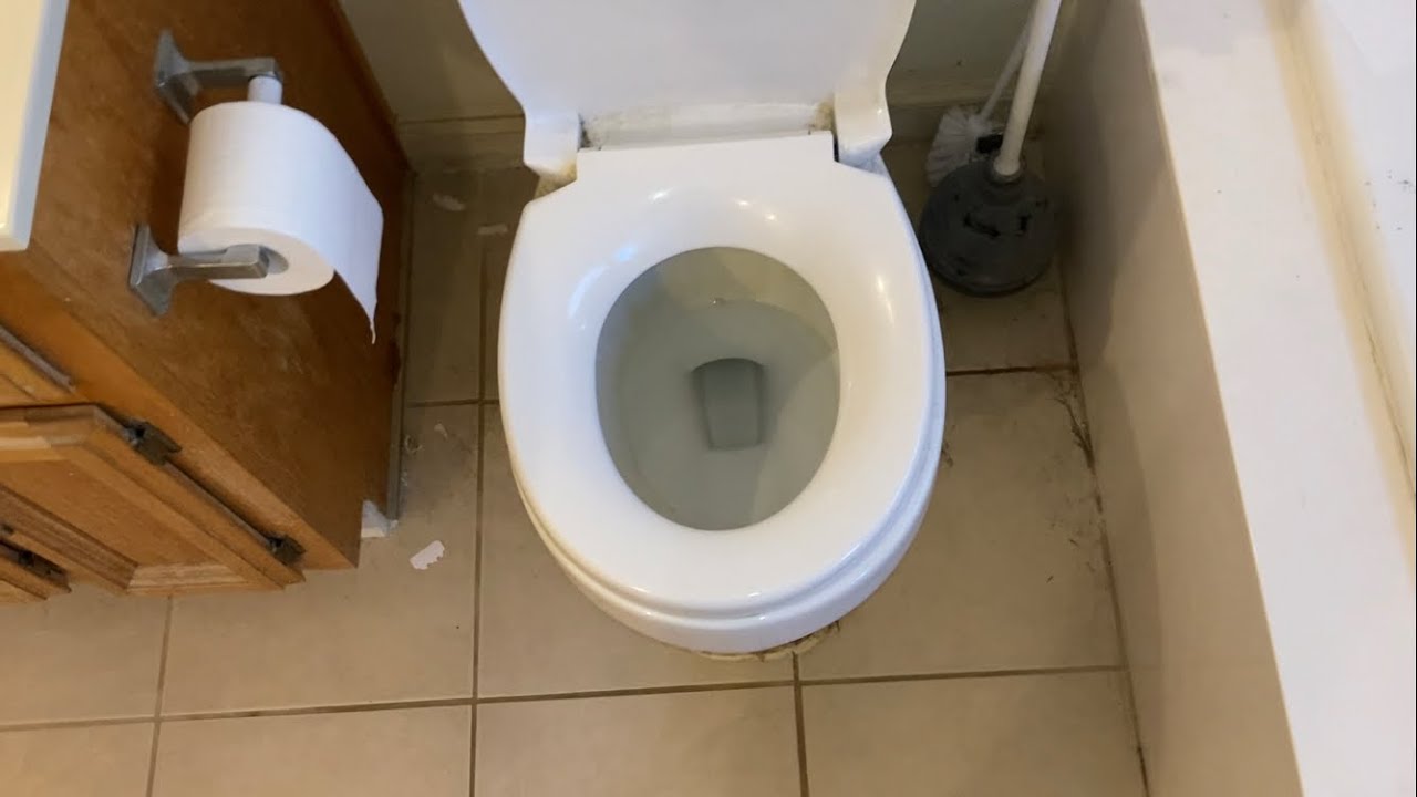 Rare 2007? Round Bowl Toto Dalton Toilet - YouTube