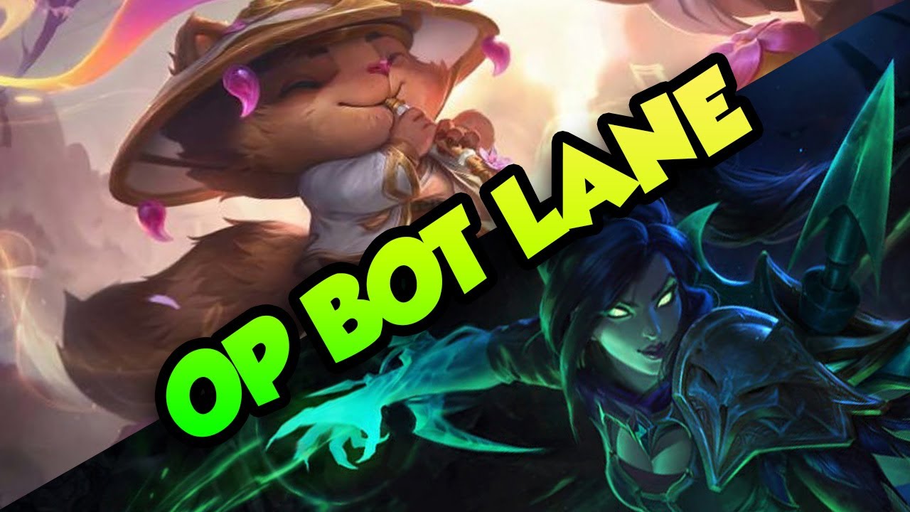 When The Rank 1 Teemo & Rank 1 Vayne Bot Lane Together... it's too op ...