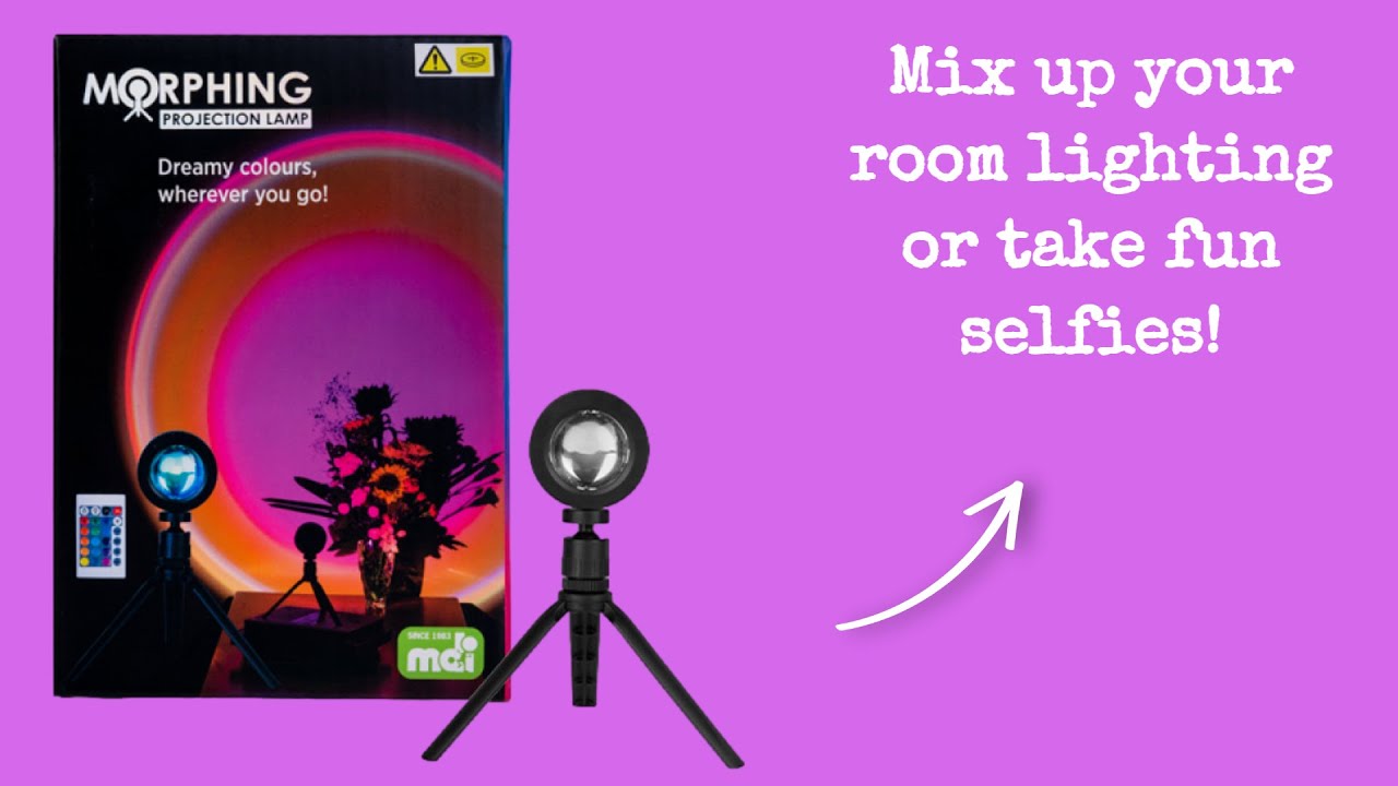 Morphing Projection Lamp - YouTube