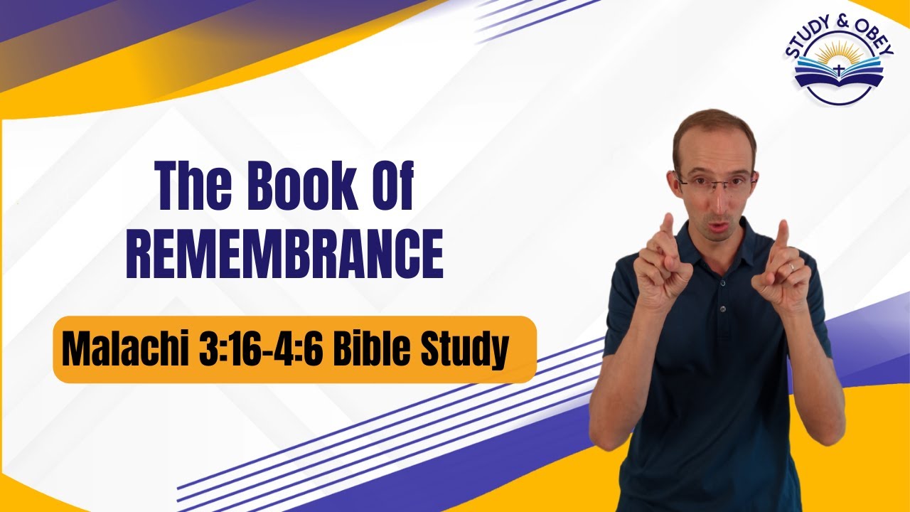 Malachi 3:16-4:6 Bible Study - God Never Forgets His People - YouTube