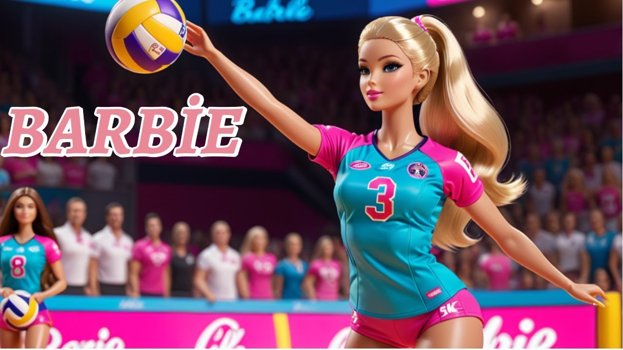 Barbie's Inter-School Volleyball Adventure |Children's story | # ...