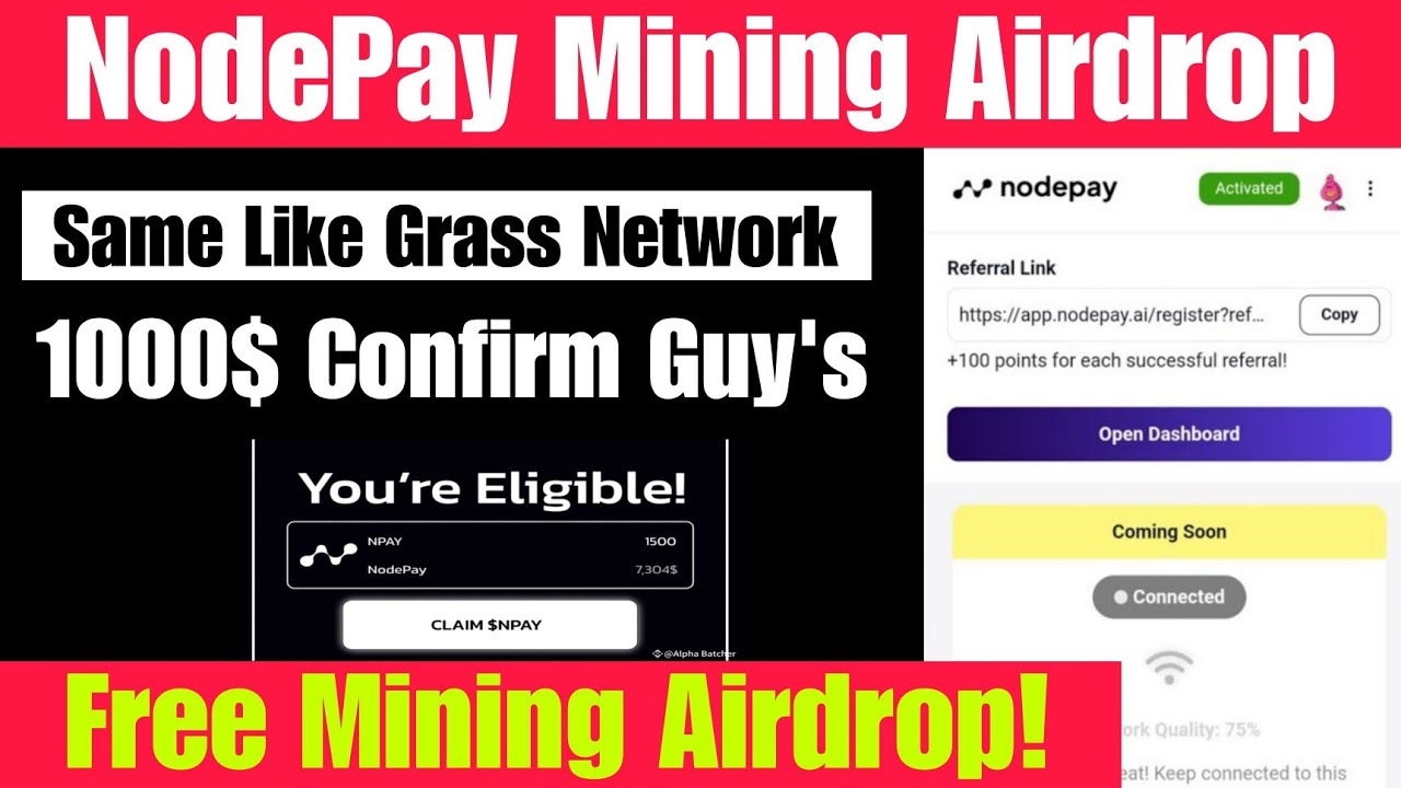 Nodepay Mining Airdrop | New Mining Airdrop Today | Nodepay Mining ...