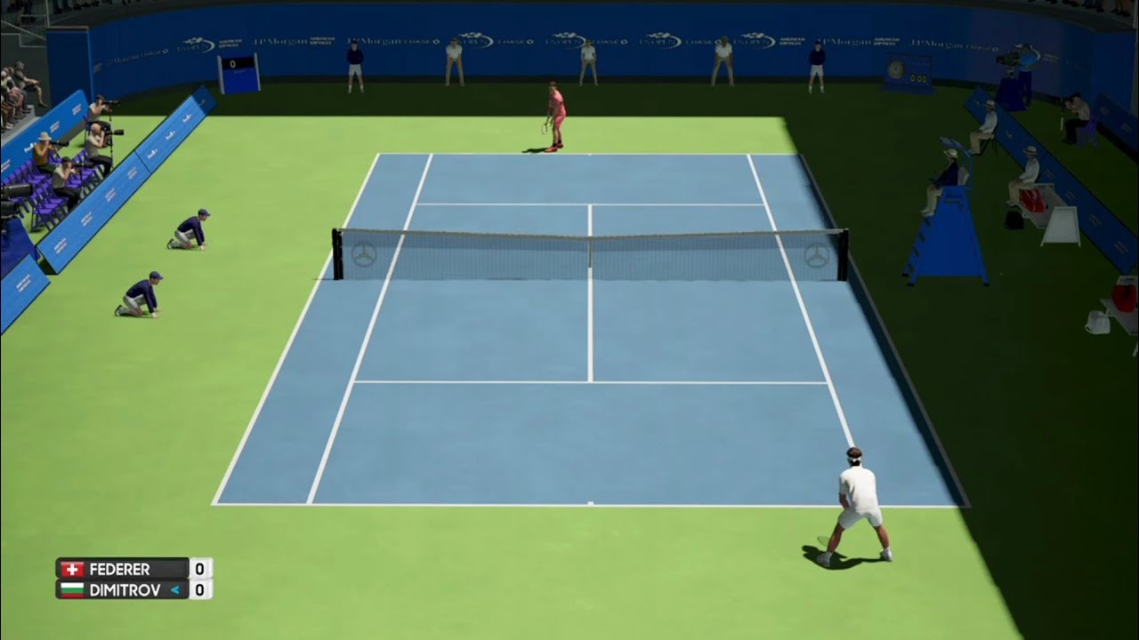 AO International Tennis - Roger Federer vs Grigor Dimitrov - 1/4 Final ...