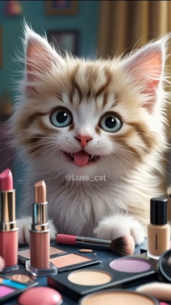 Yuhuu💓 #cat #catlover #funny #kartunkucing #cartoon #cute #cutecat # ...