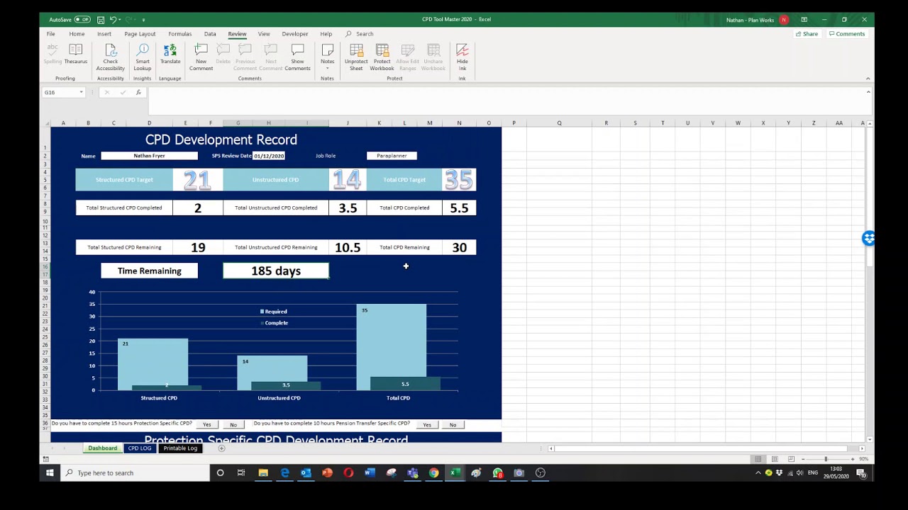 Financial Adviser CPD Log - YouTube