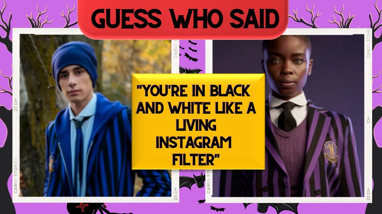 Wednesday Trivia | Who said this? | Do You Know About Wednesday? - YouTube