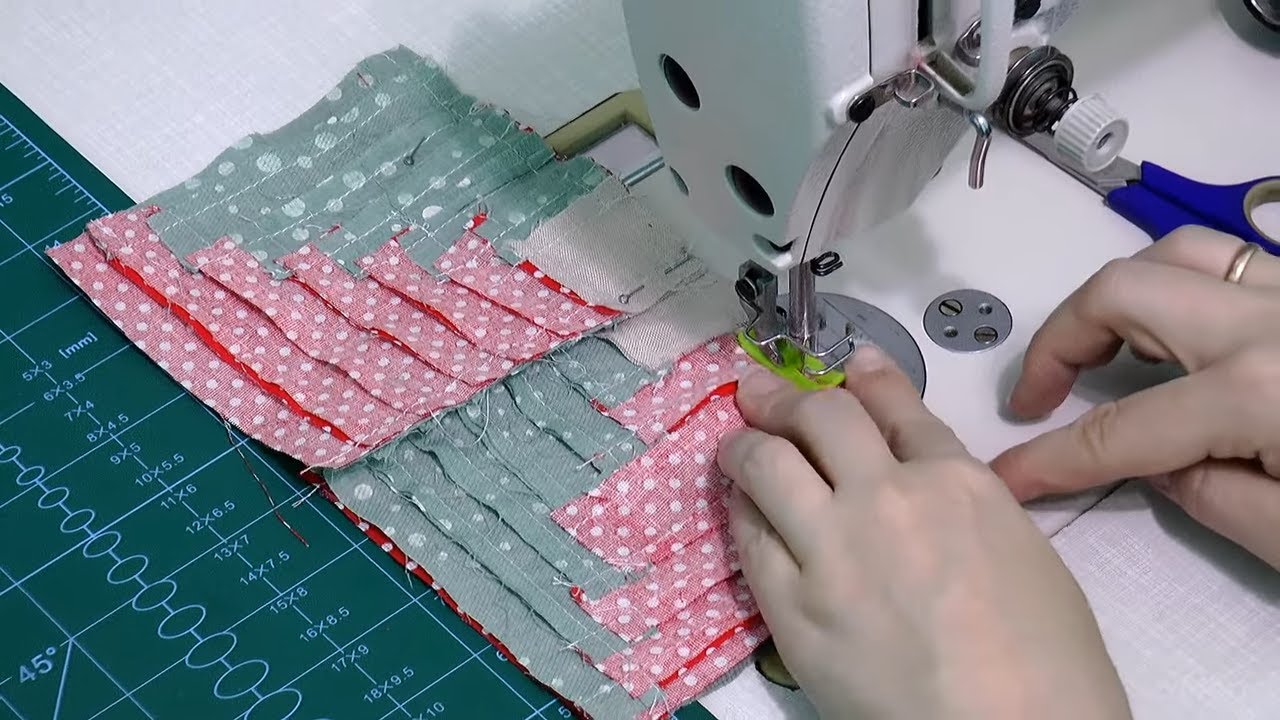 Amazing sewing project from fabric remnants / How to sew simply and ...