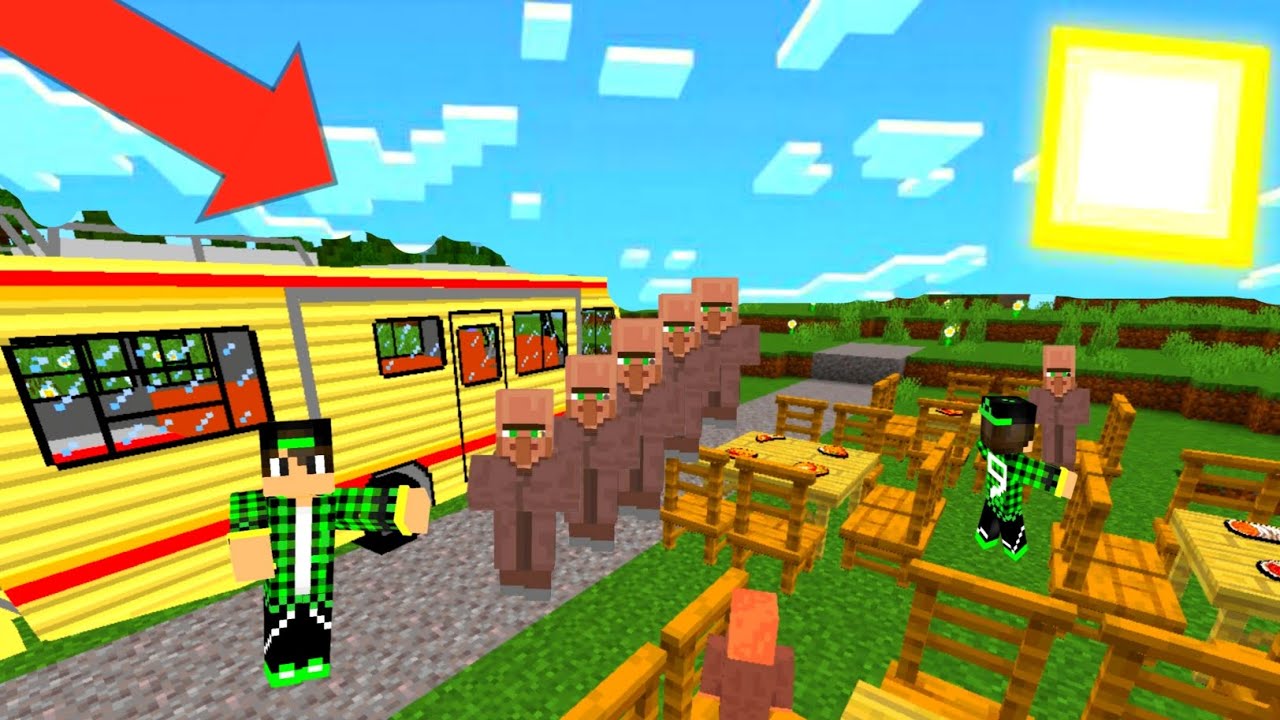 Men jitellar uchun ziyofat uyishtirdim 100% Morgan Minecraft - YouTube