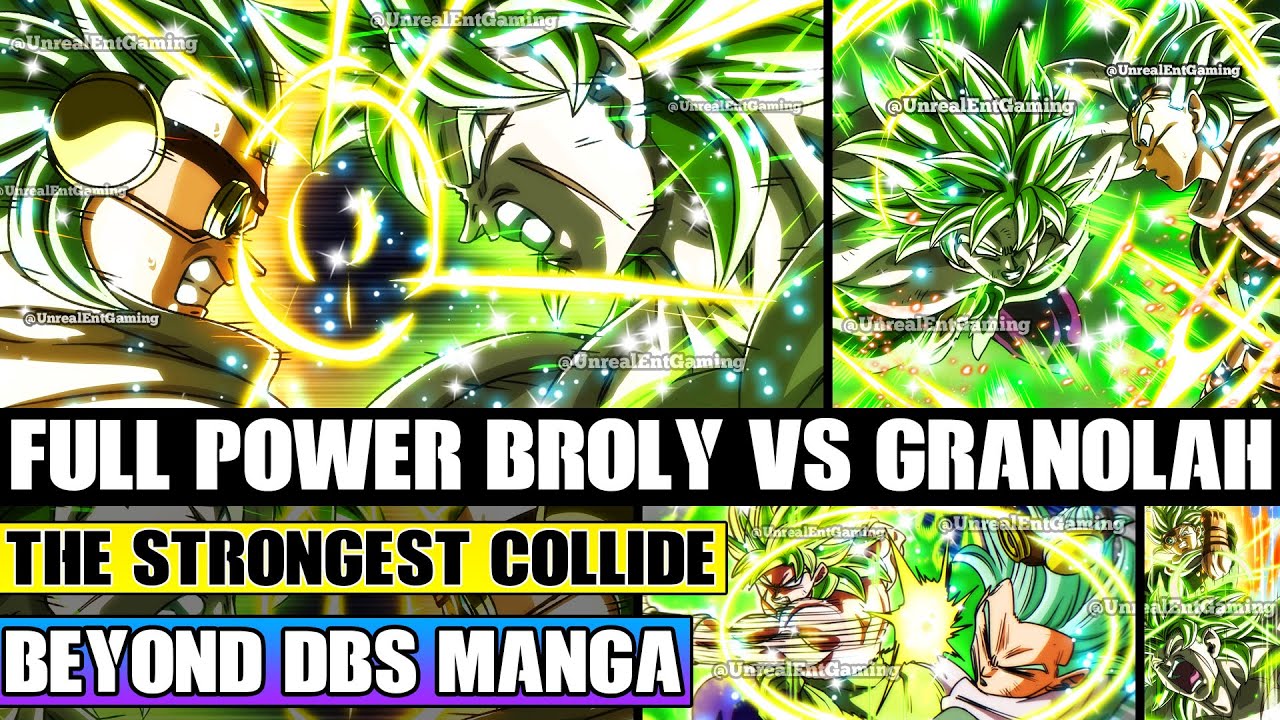 Beyond Dragon Ball Super Full Power Broly Vs Granolah The Strongest Collide During Training