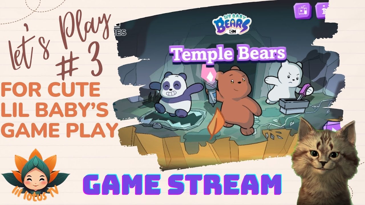 Temple Bears Baby Playtime Live Game Streaming for Little Ones #3 - YouTube