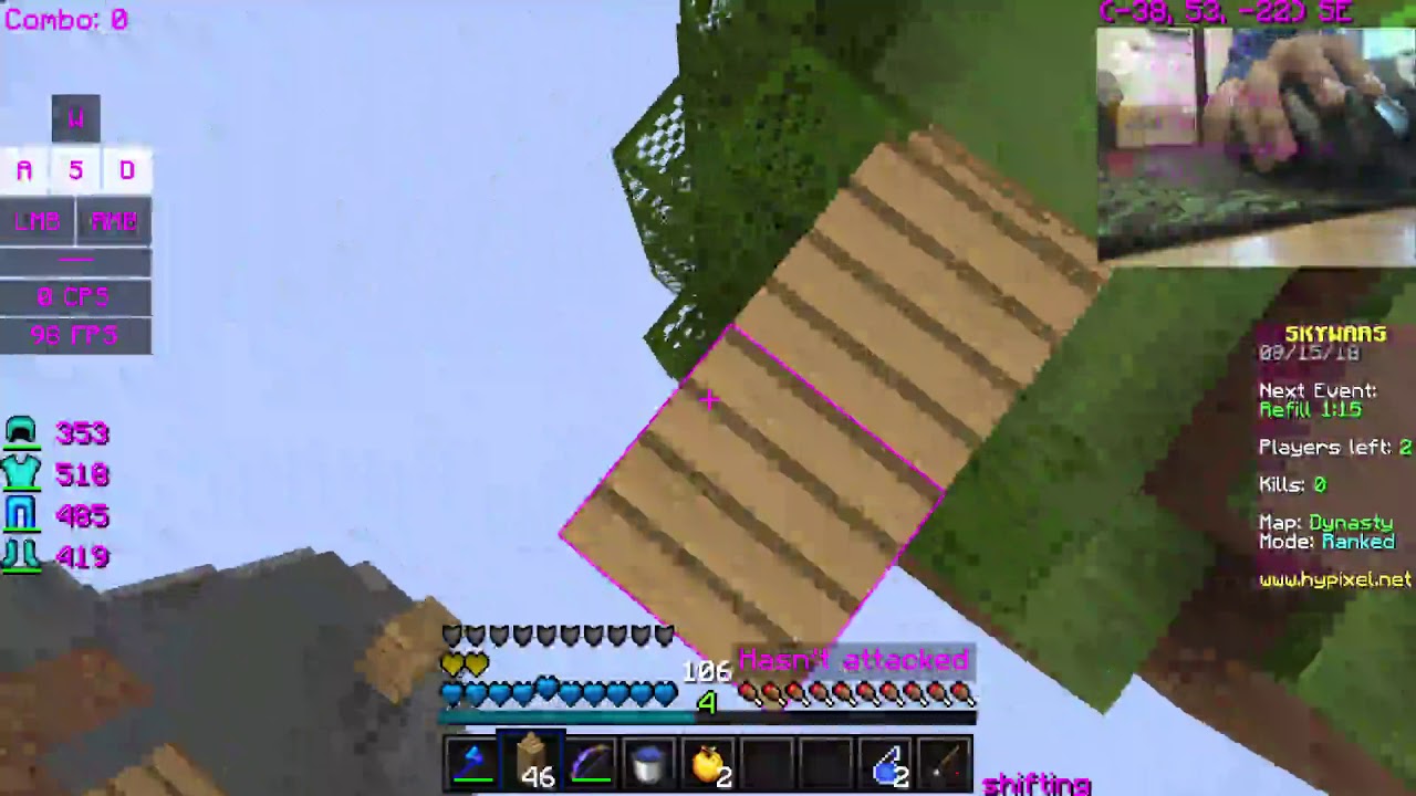 [Ranked SkyWars]就一場OwO+Mouse Cam - YouTube