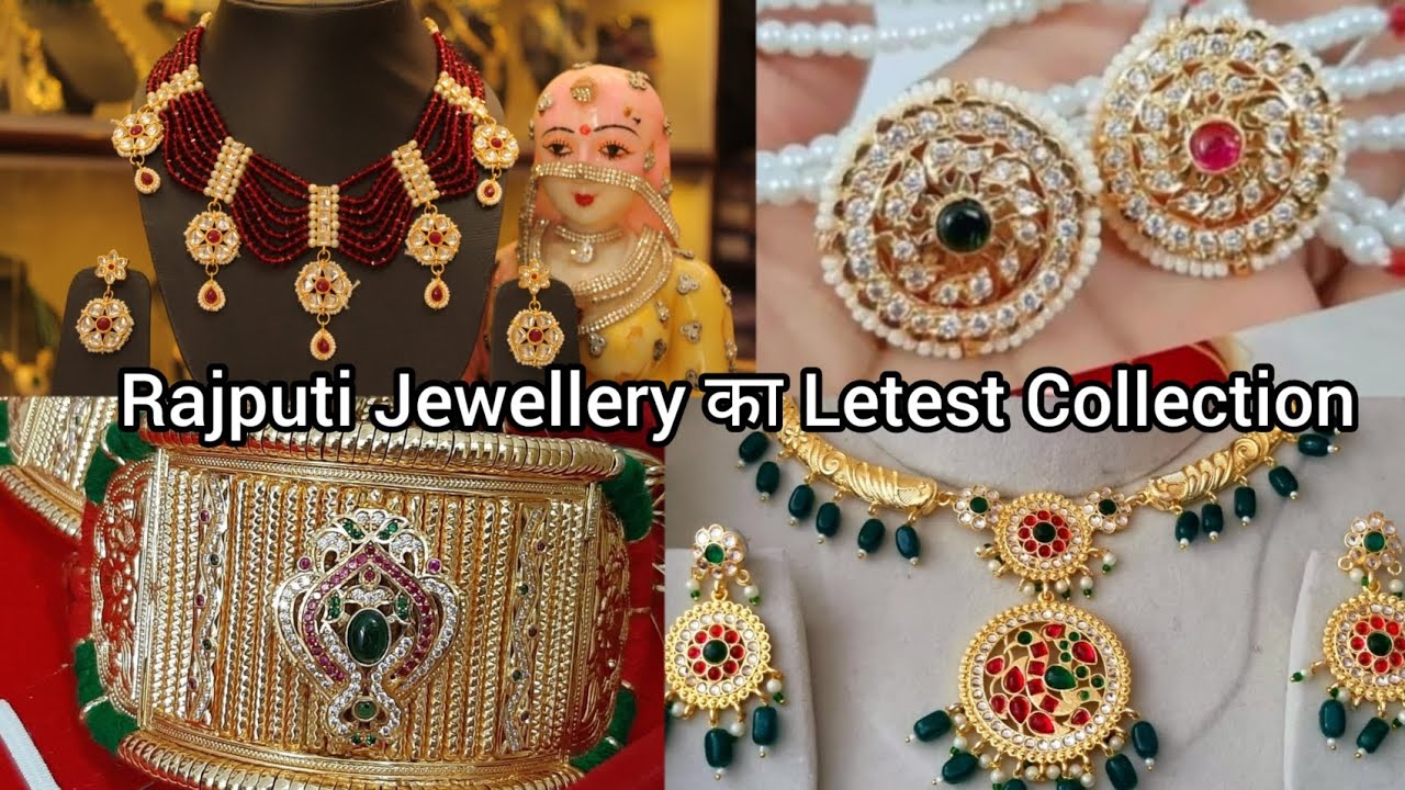 Letest Rajputi Jewellery Collection 💥|| Gold plated hand made jadau ...