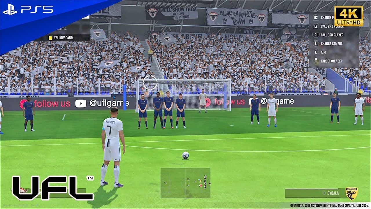 UFL beta PS5 Ronaldo Free Kick #ufl (new football game) - YouTube