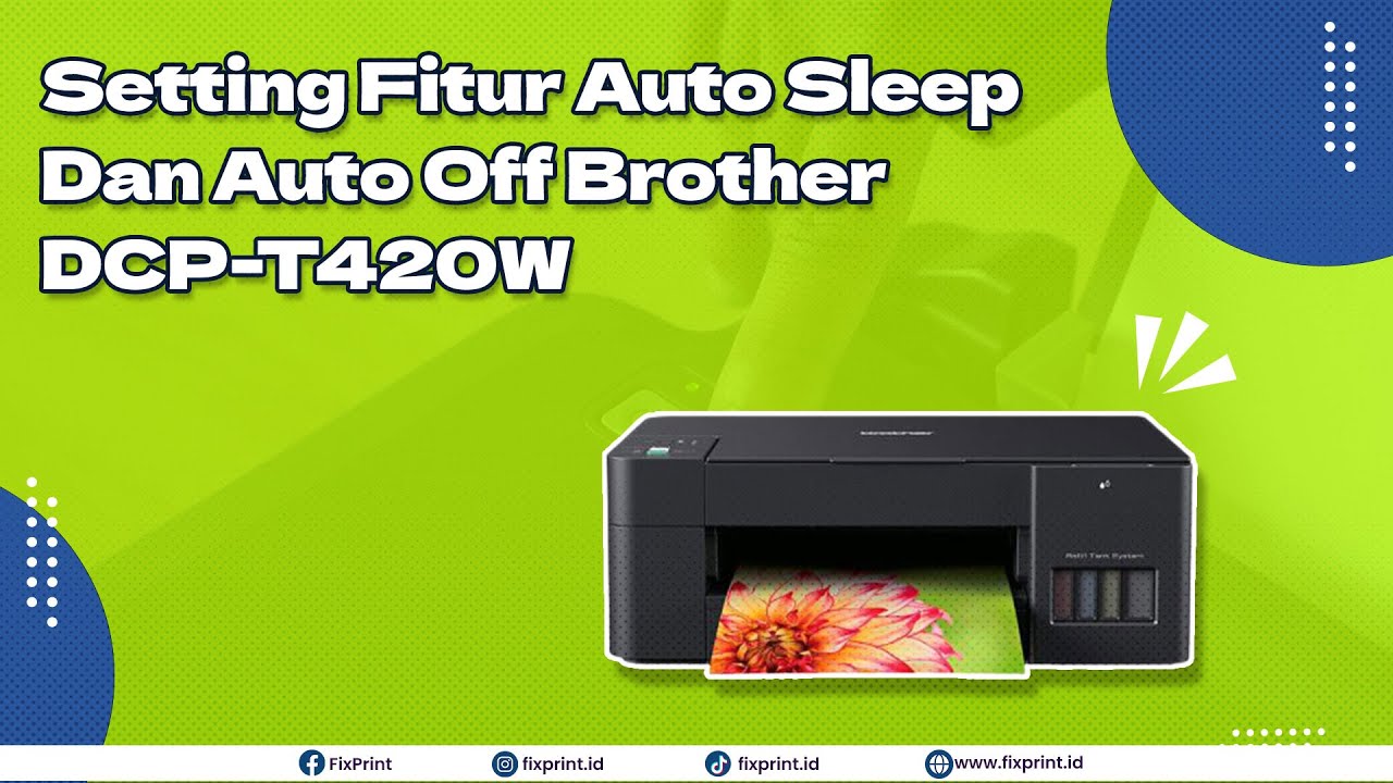 Tutorial Setting Fitur Auto Sleep Dan Auto Power On/Off Printer Brother ...